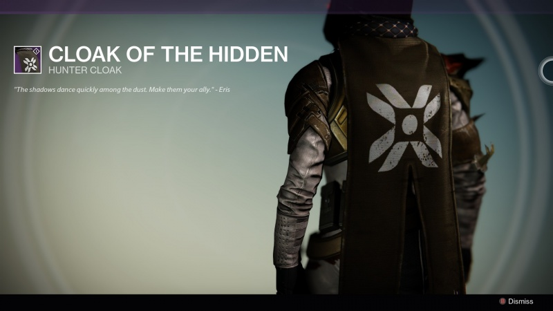 Cloak of the Hidden | Destiny Wiki
