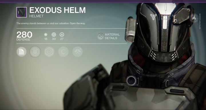 Exodus Armor (Titan) | Destiny Wiki