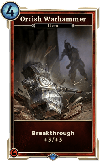Orcish Warhammer | Elder Scrolls Legends Wiki