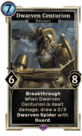 Dwarven Centurion | Elder Scrolls Legends Wiki