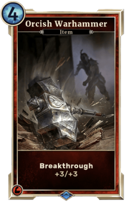 Orcish Warhammer | Elder Scrolls Legends Wiki