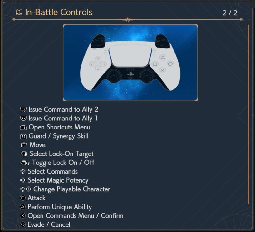 Controls | Final Fantasy Rebirth Wiki