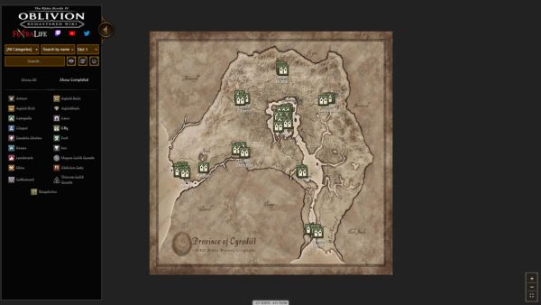Interactive Map | Oblivion Remastered Wiki
