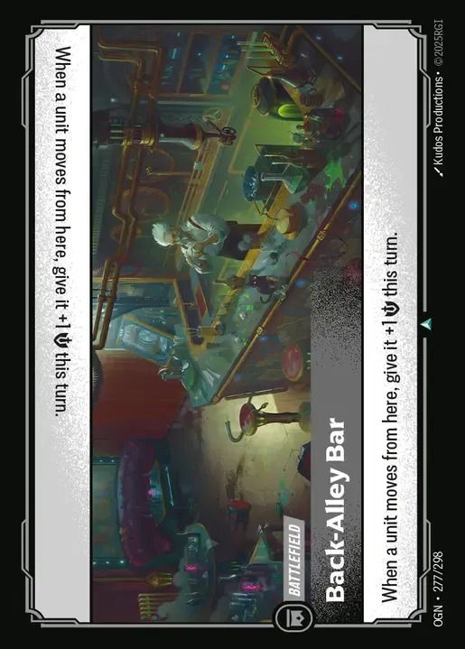 OGN-277 Back-Alley Bar | Riftbound: League of Legends TCG Wiki