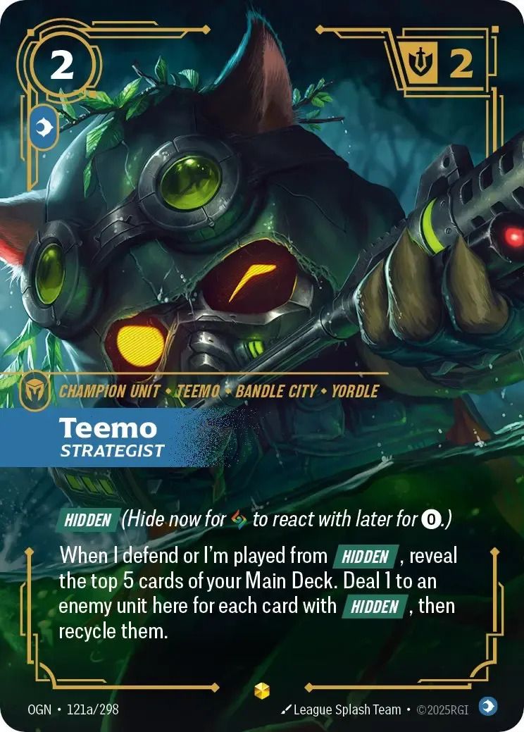 OGN-121a Teemo Strategist | Riftbound: League of Legends TCG Wiki