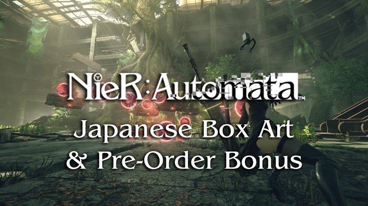 Nier: Automata Japanese Box Art & Playstation Store Pre-Order Bonus ...