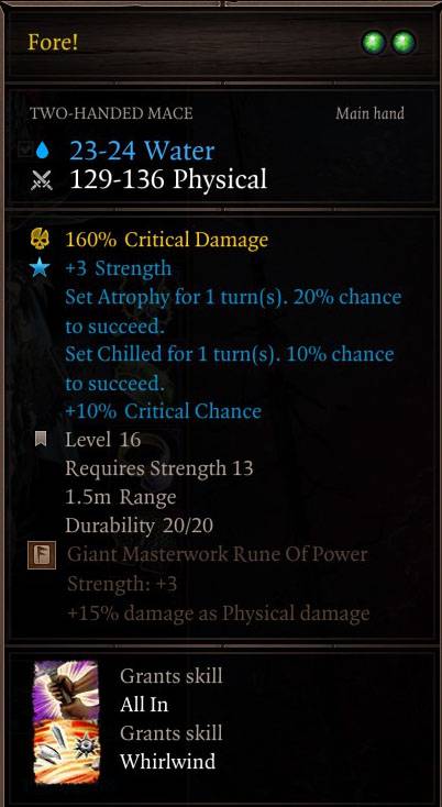 Divinity Original Sin 2 Builds – Frost Paladin