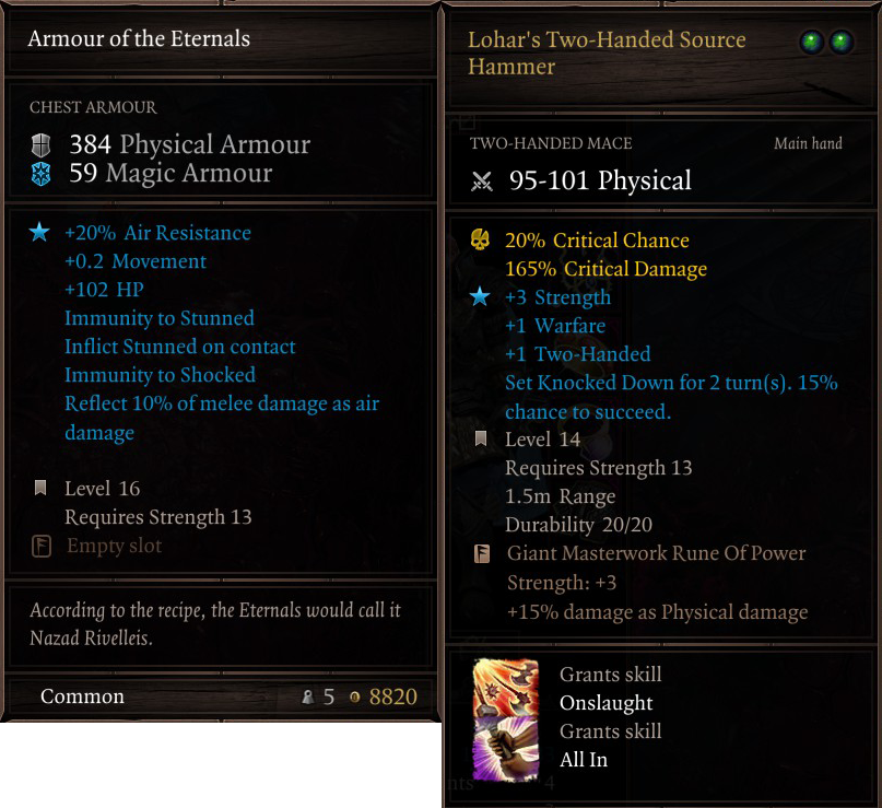 Divinity Original Sin 2 Builds: Eternal Warrior (Death Knight Perfected)