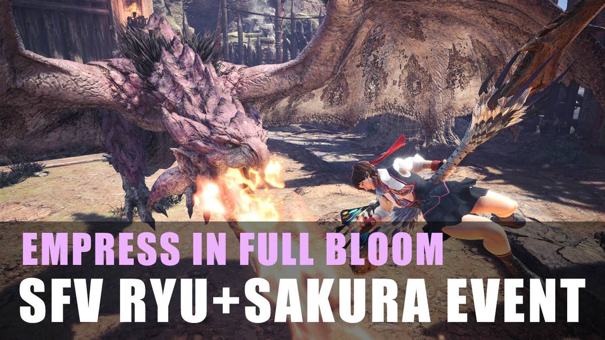 Monster Hunter World: Sakura SFV Event