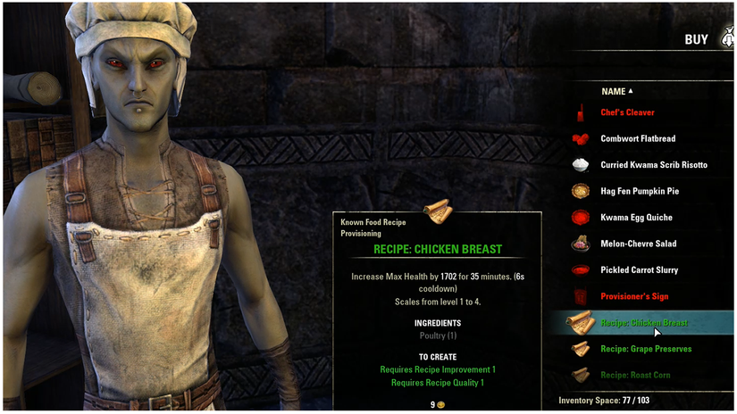 ESO Provisioning Guide: Food, Drinks and Fast Leveling