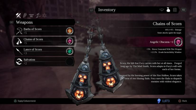 darksiders 2 weapons stats