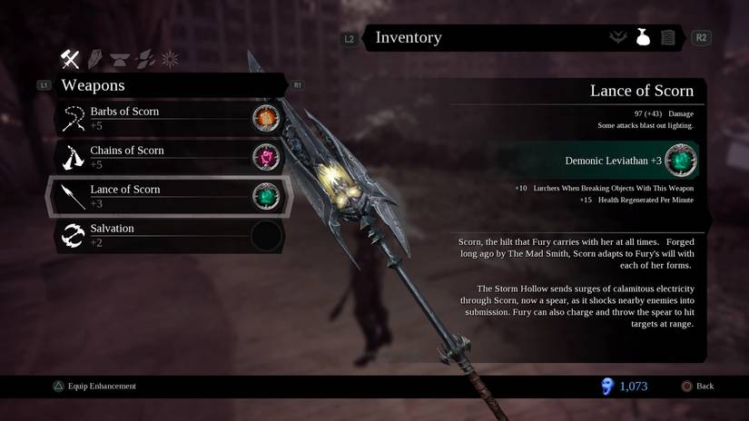 darksiders 2 weapons stats