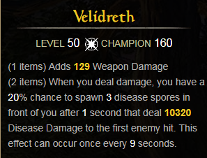 ESO Sets Guide: Blooddrinker - Weeping Wounds