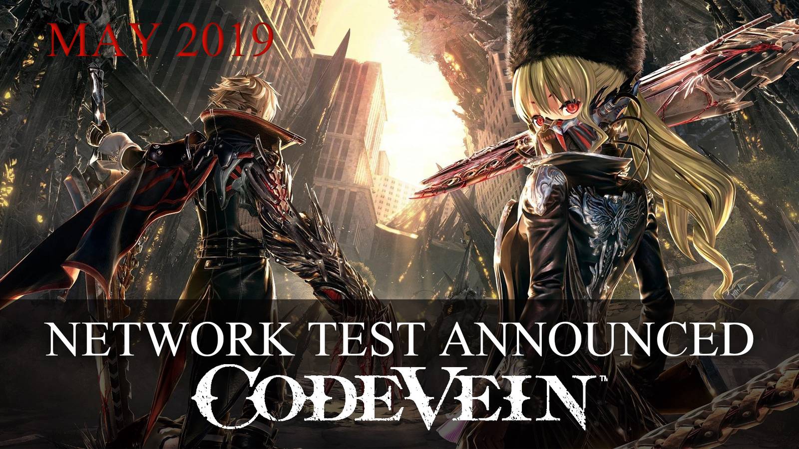 Code Vein Closed Network Test Announced