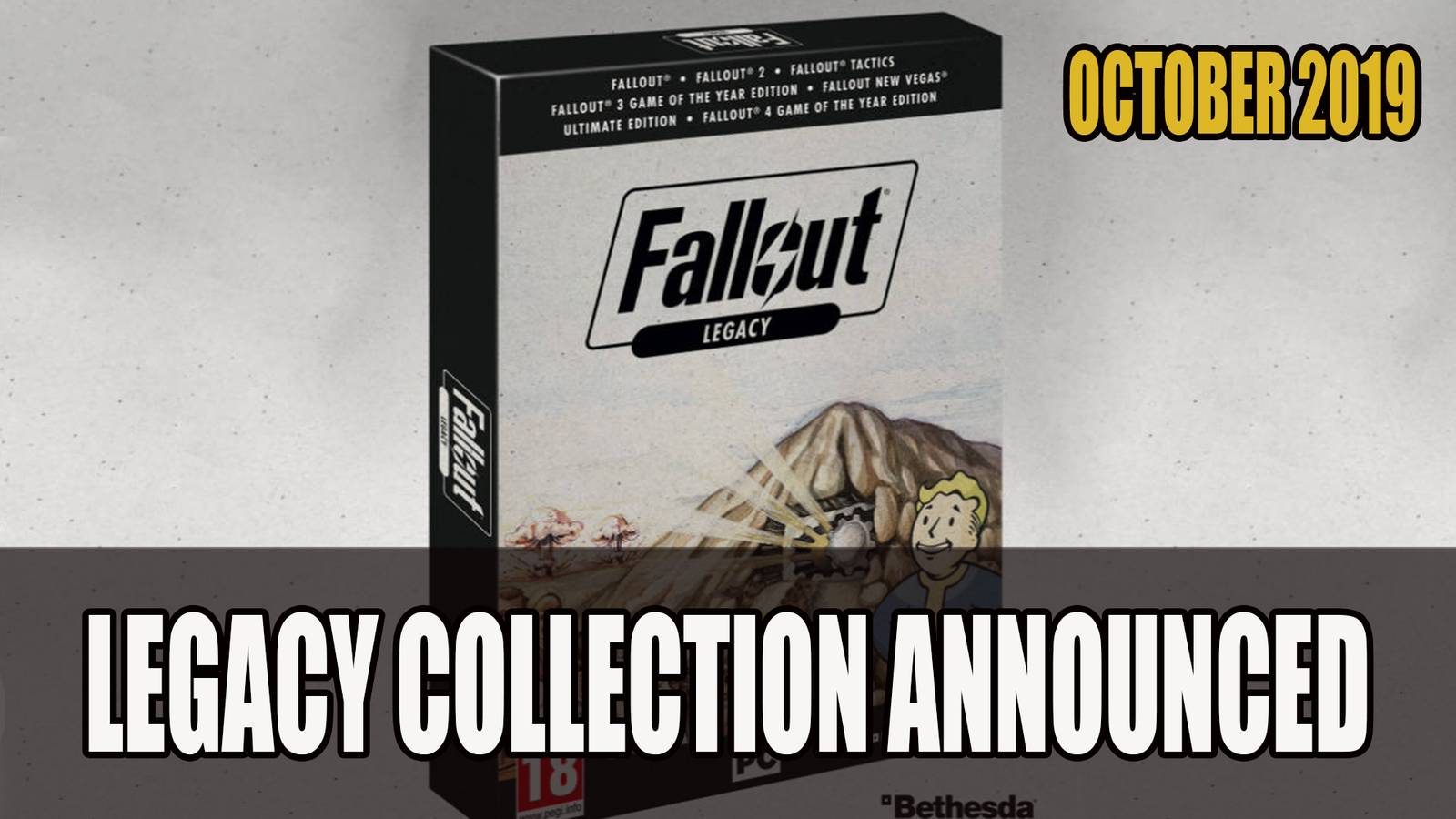 Fallout Legacy Collection Releasing in Germany and UK