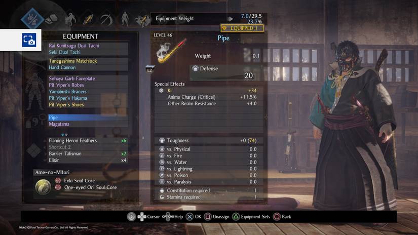 Nioh 2 Builds: Water Swordsman (Dual Swords)