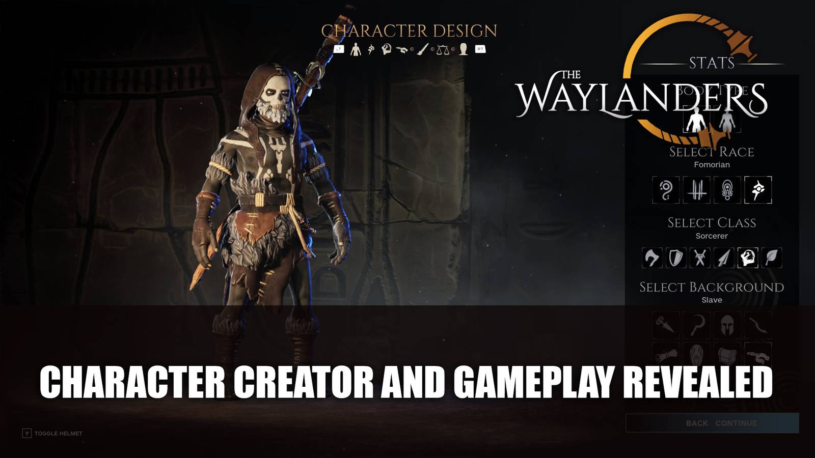The Waylanders Character Creator and Gameplay Revealed