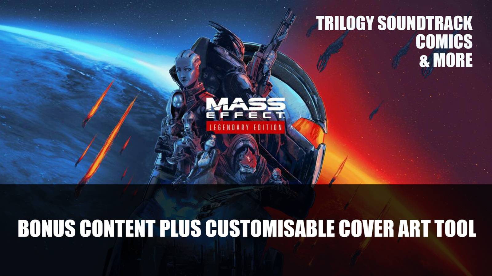 Mass Effect: Legendary Edition Gets A Create Your Own Cover Plus Bonus ...