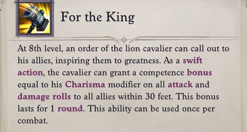 Cavalier Build | Pathfinder Wrath of the Righteous Class Guide