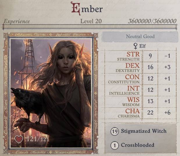 Ember Build Pathfinder Wrath of the Righteous Guide