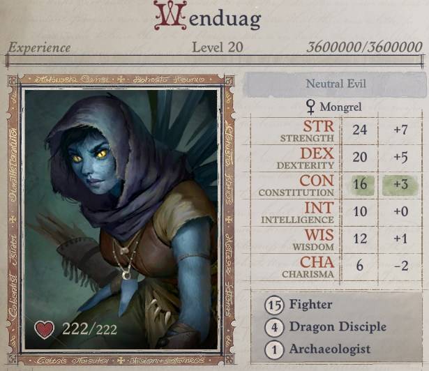 Wenduag Build Pathfinder Wrath of the Righteous Guide