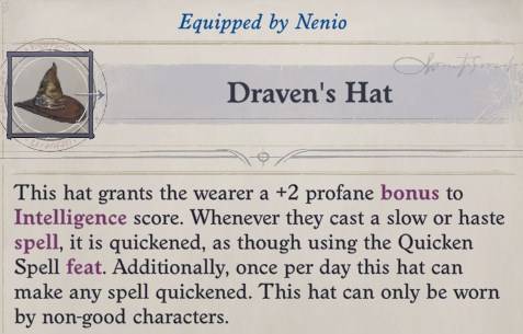 Nenio Build Pathfinder Wrath of the Righteous Guide