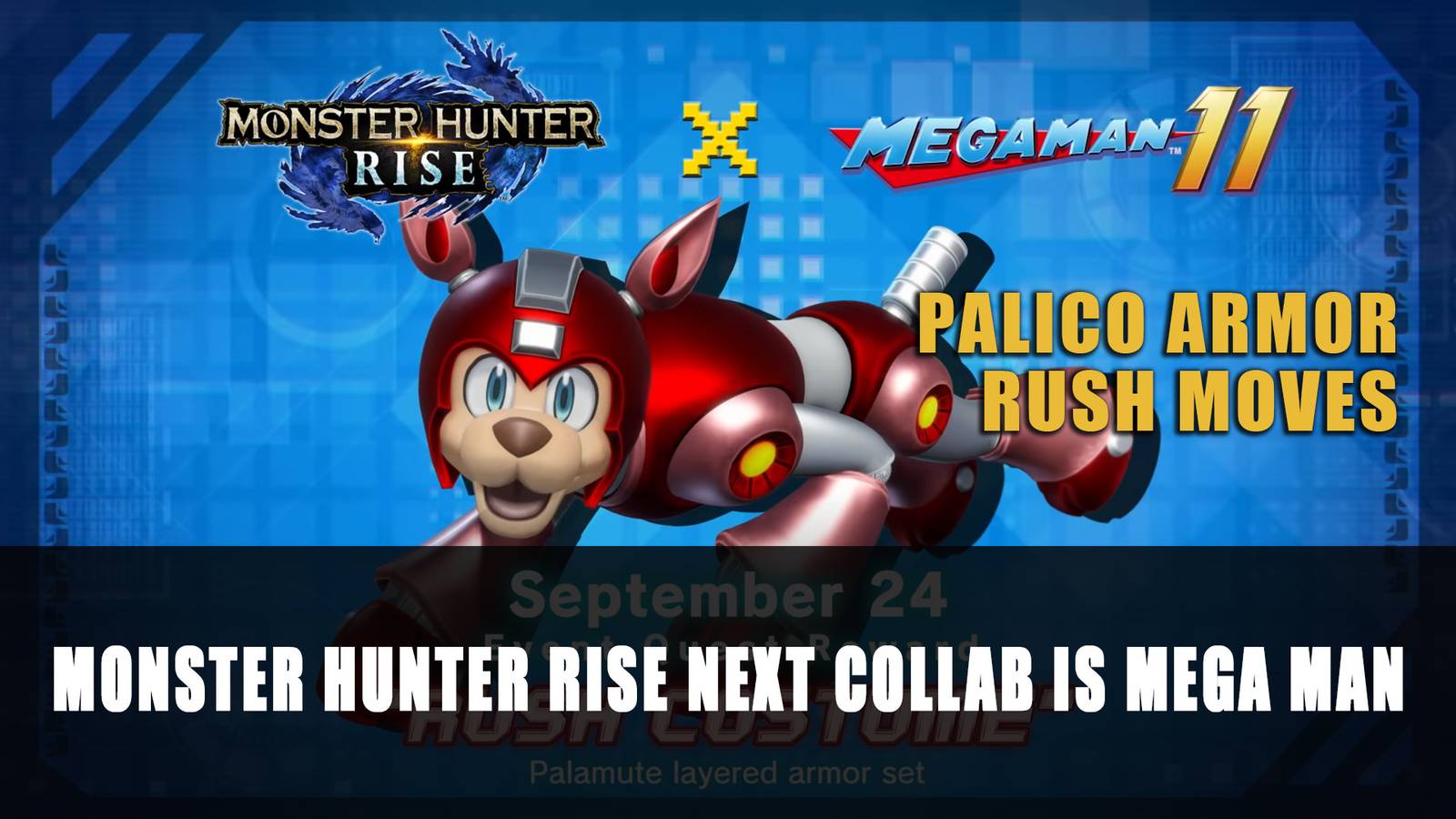 Monster Hunter Rise Next Collab is Mega Man