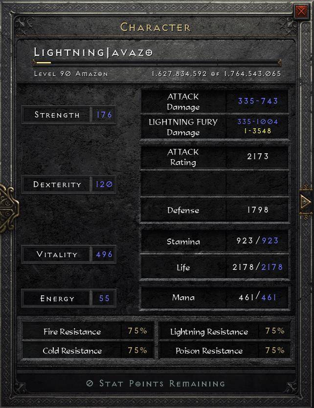 Amazon Build Guide Diablo 2 Resurrected | Lightning Javazon