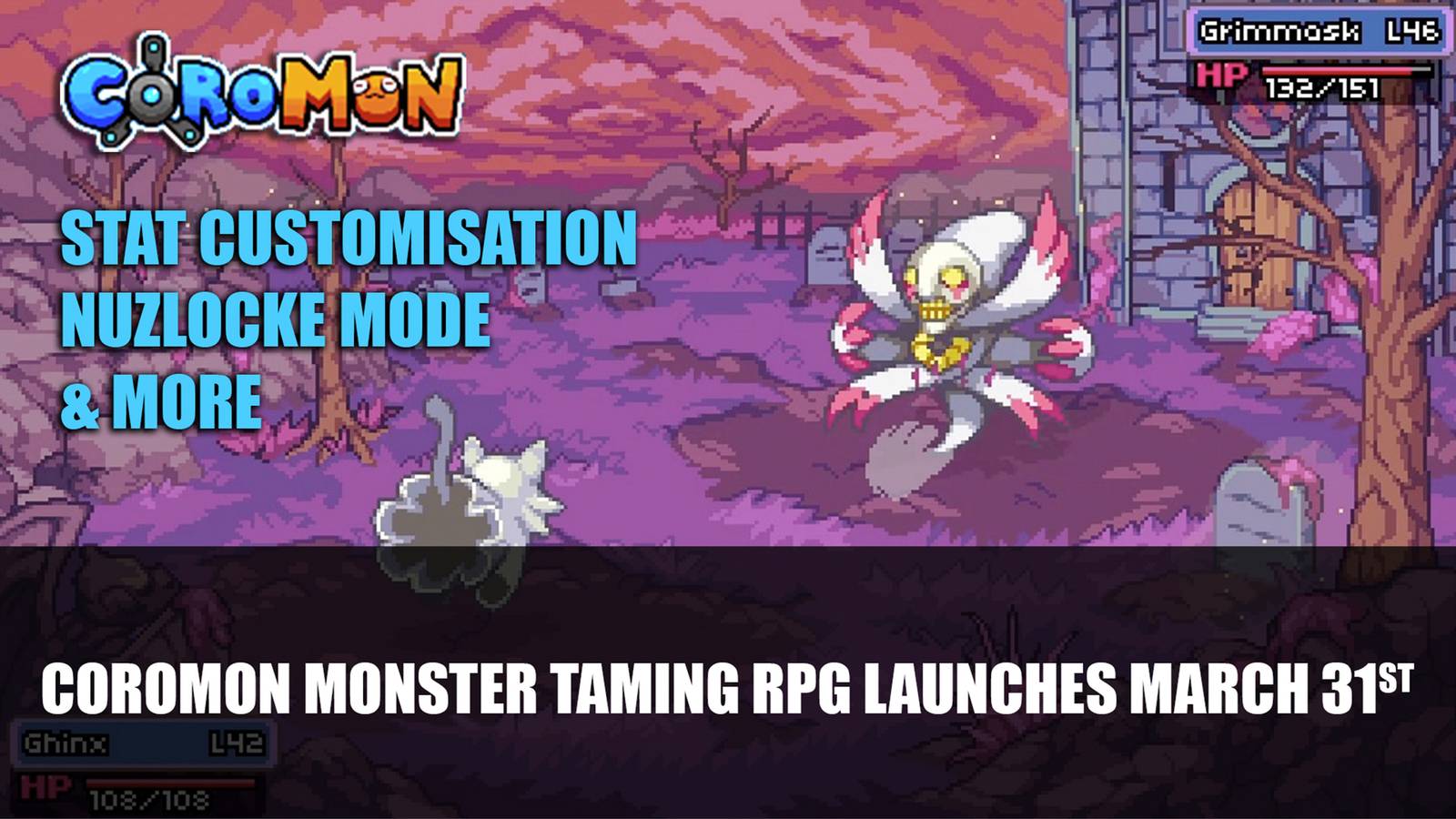 Coromon Takes on the Classic Monster Taming RPG System Adding Nuzlocke ...