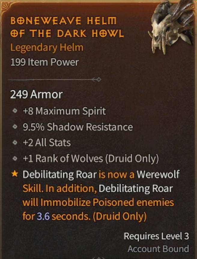 Diablo 4 Werewolf Druid Build - Toxic Shredder