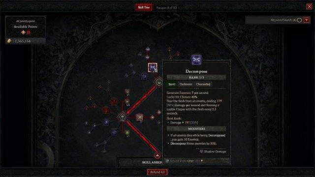 necromancer decompose