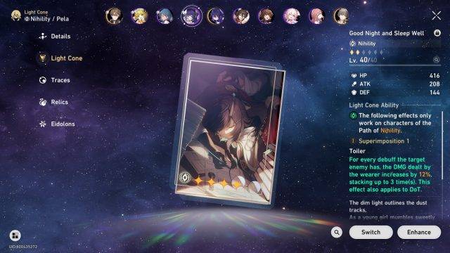 Honkai: Star Rail Pela Build Guide