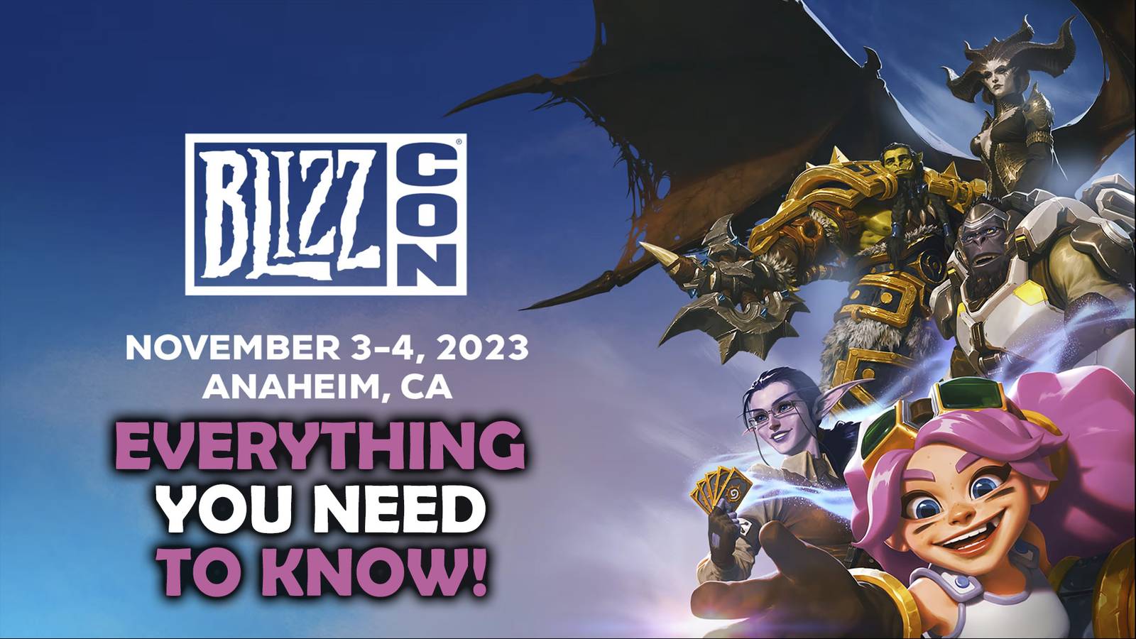 BlizzCon 2023: Everything You Need to Know