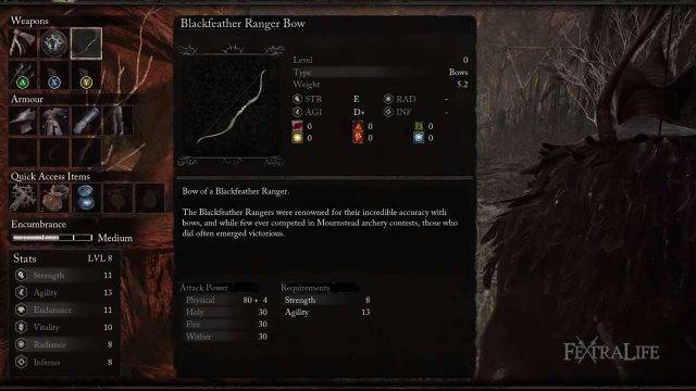 Lords of the Fallen Blackfeather Archer Build - Bow Build Guide