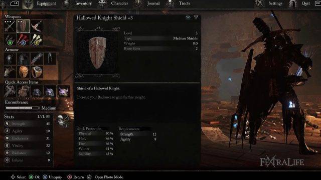 Lords of the Fallen Strength Build - Fire Knight Build Guide