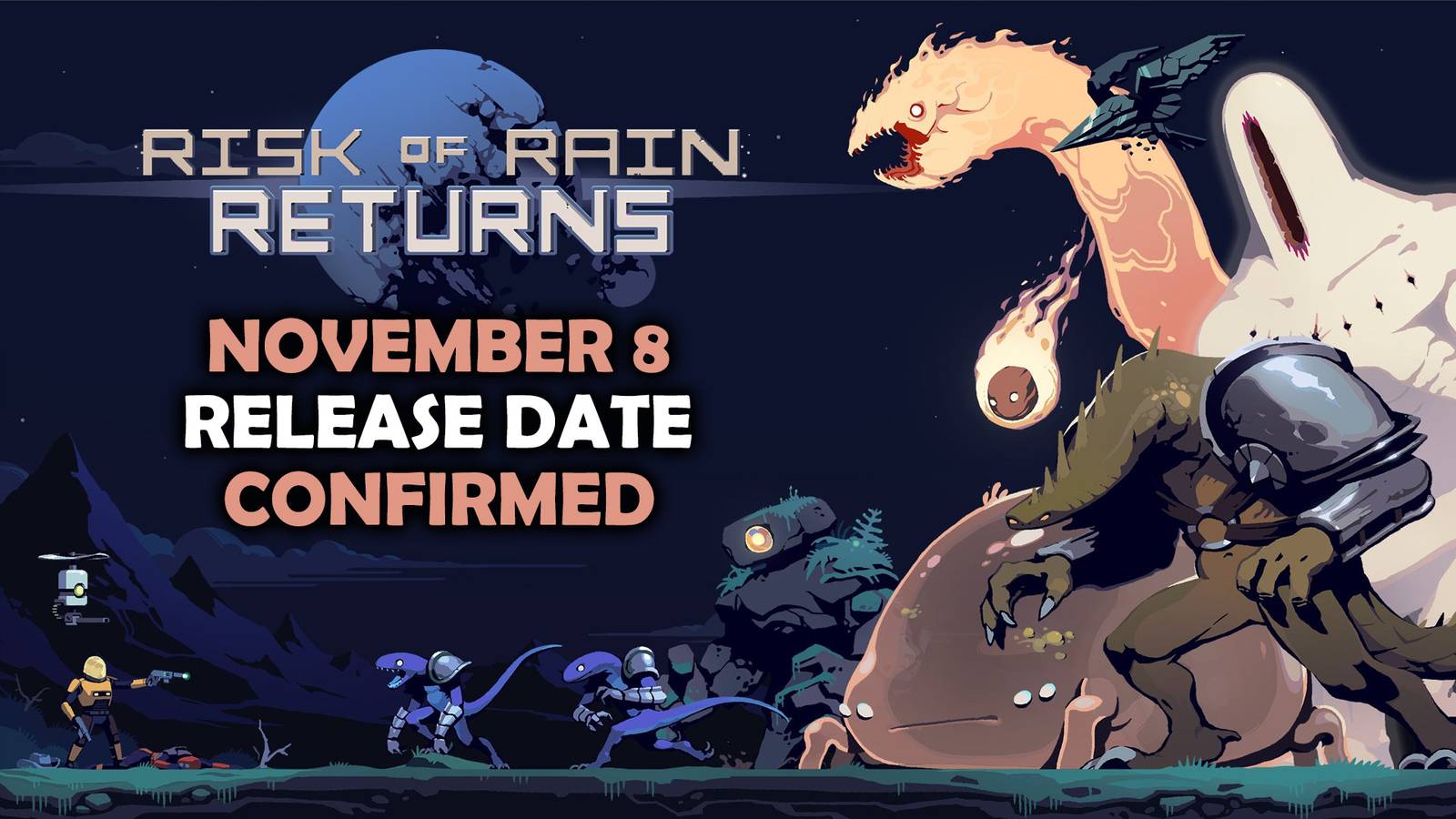 Risk of Rain Returns Release Date Announced for November 2023