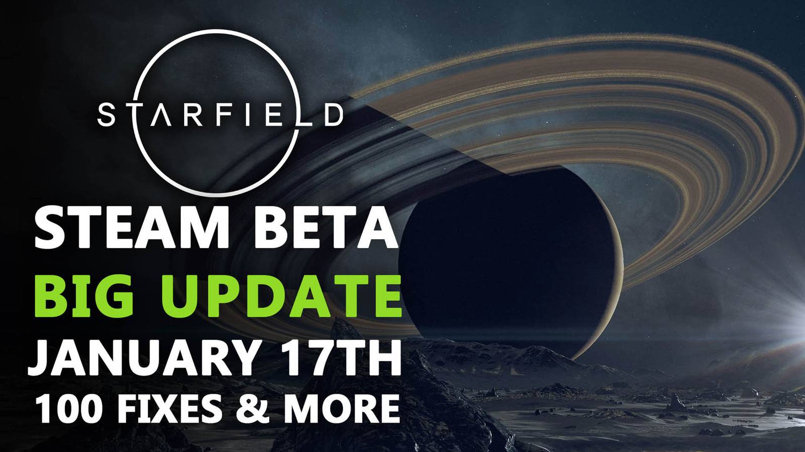 Starfield to Get Biggest Update on Steam Beta January 17th
