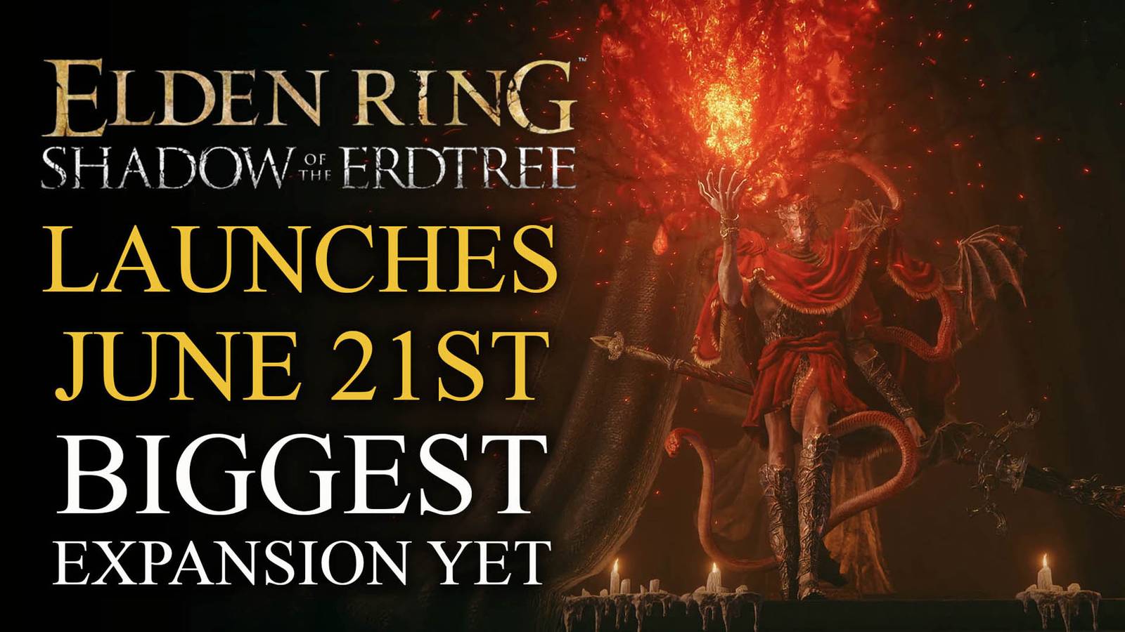 Elden Ring DLC Shadow of the Erdtree Is the "Largest Expansion" To Date