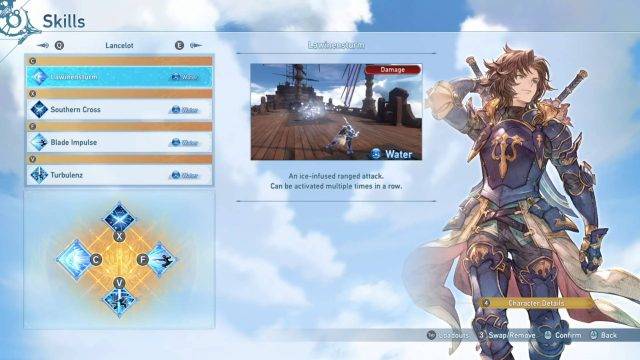 Granblue Fantasy Relink Lancelot Build & Character Guide