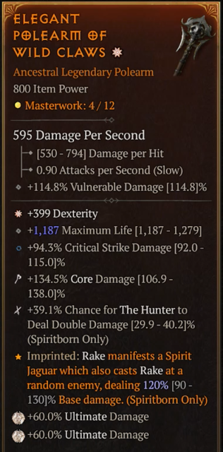 Diablo 4 Spiritborn Jaguar Endgame Build Progression Guide Torment 2-3