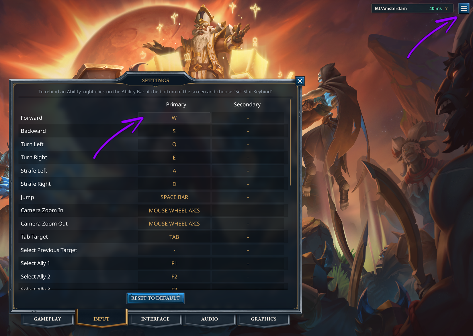 How to Change Keybinds in Fellowship