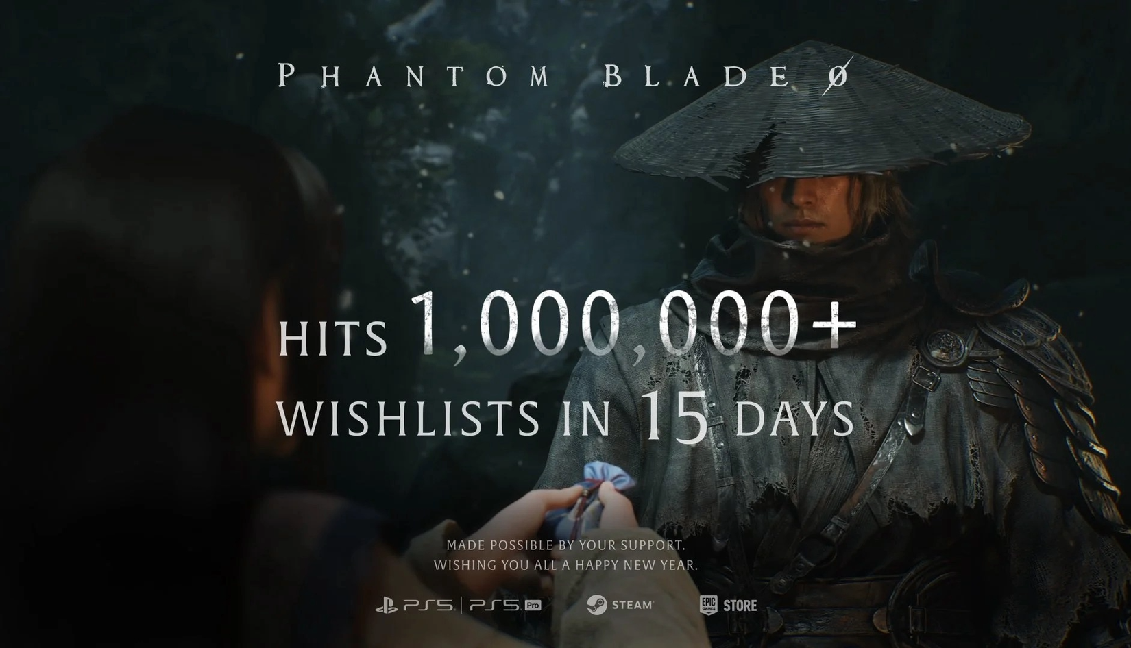 Phantom Blade Zero Hits 1 Million Wishlists in Just Two Weeks